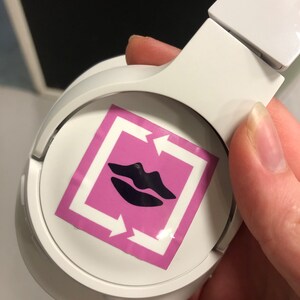 Ermes Costello kiss Vinyl Stickers - Etsy