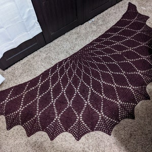 Mandala Shawl Crochet Pdf Pattern INSTANT Downloadq - Etsy