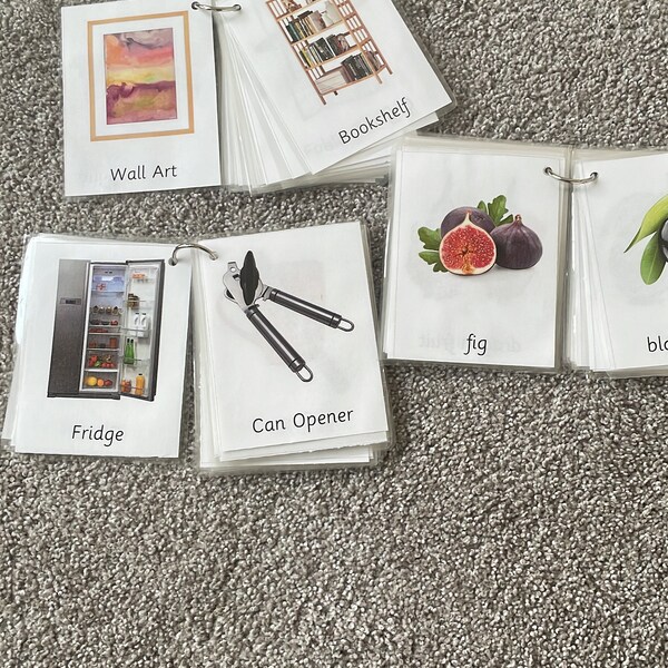 NUTS (real Pictures) • 22 Editable Montessori Cards • Flash Cards ...