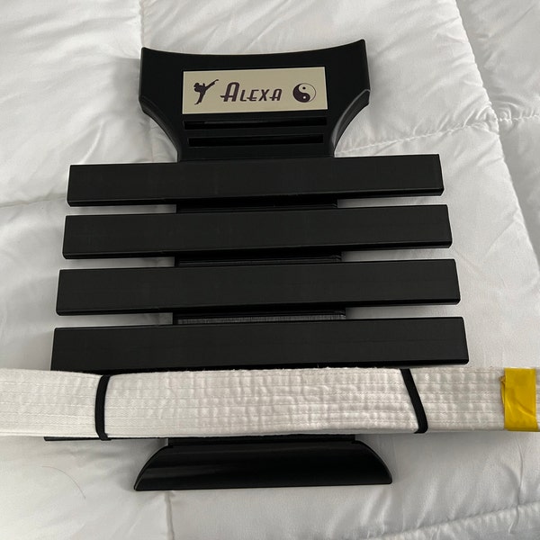 Karate Belt Keychain, Martial Arts Accessory, Custom Belt Rank Color ...