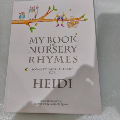 Personalised Nursery Rhyme & Poems Keepsake Book for Newborns - Etsy UK
