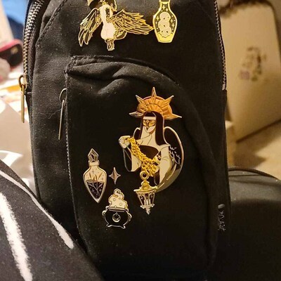 Sparkle Pin Set Cute Sparkly Stars Brooch Set of 3 Shiny Emoji Pin ...