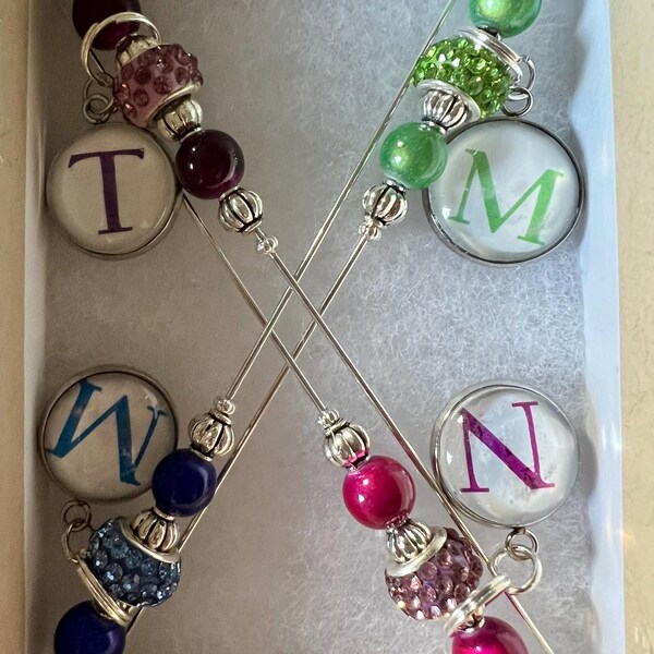 Vintage Styled Eyeglass Chain- Metallic Blue Vintage Style Beaded ...