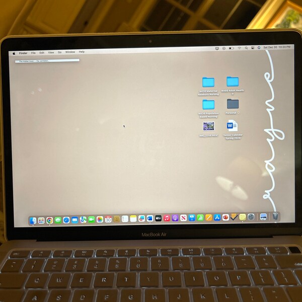 5 MacBook Desktop Wallpaper, Personalization, Custom Laptop Background ...