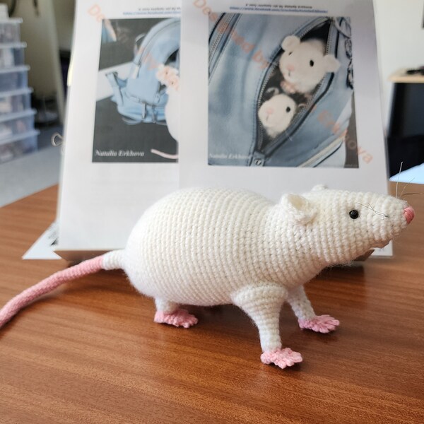 Realistic Rat Digital Crochet Pattern - Etsy