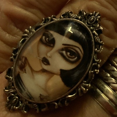 VOODOO DOLL Victorian Big Eye Gothic Voodoo Fairy Limited - Etsy