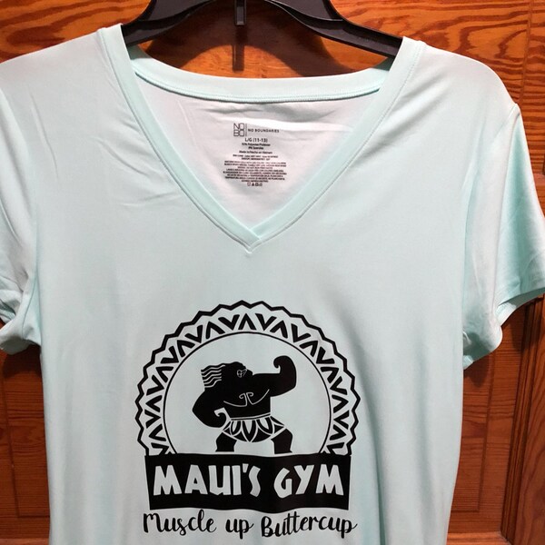 Muscle up Buttercup SVG Fitnes Shirts SVG Maui's Gym Svg Workout Cut ...