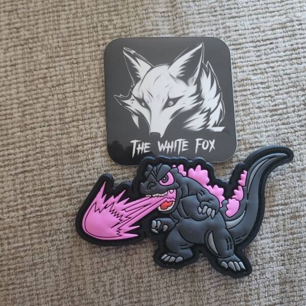 Pink Evolution Godzilla King of the Monsters Atomic Breath PVC Patch - Etsy