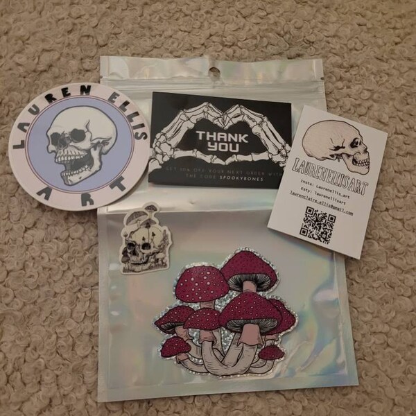 Cuddling Skeletons Sticker - Notebook, Laptop Stickers, Scrapbooking ...