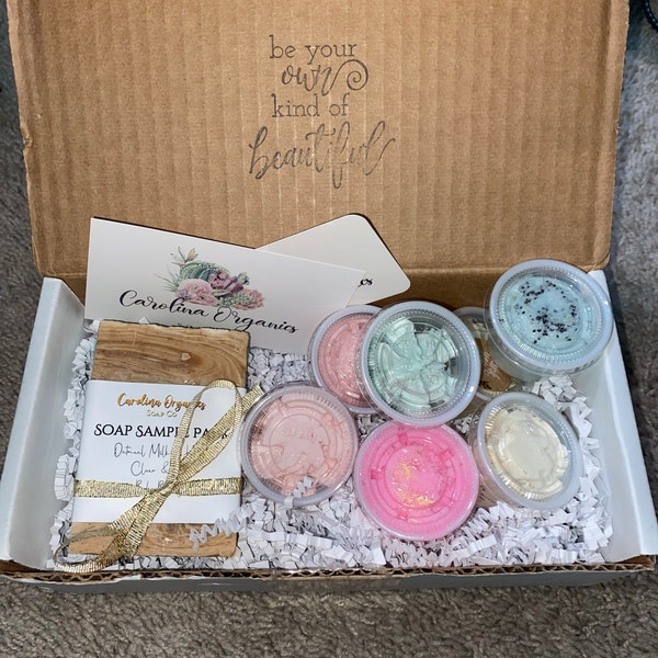 Deluxe Skin Care Sample Pack: TEN Different Scents, Handmade Gift - Etsy