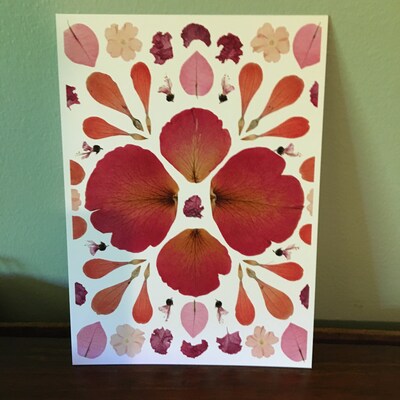 Modern Floral Wall Art Nature Inspired Art Print Real Flower Poster ...