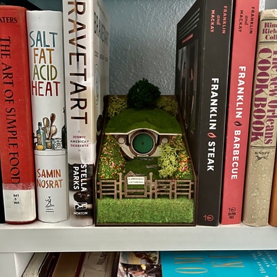 Book Nook, Book Shelf Insert, Bilbo Baggins Home, Book Diorama, the ...