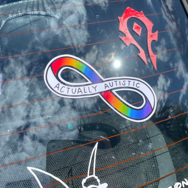 Actually Autistic Sticker, Neurodiversity Sticker, Autism Sticker ...