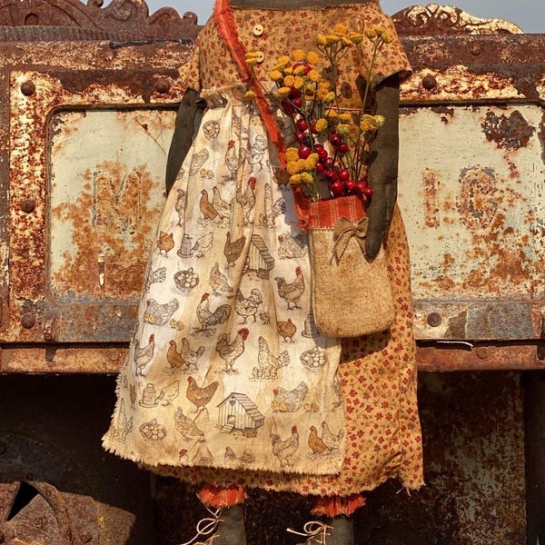 Cotton Reproduction Fabric - Blue Floral Sprigs on Patterned Grey ...