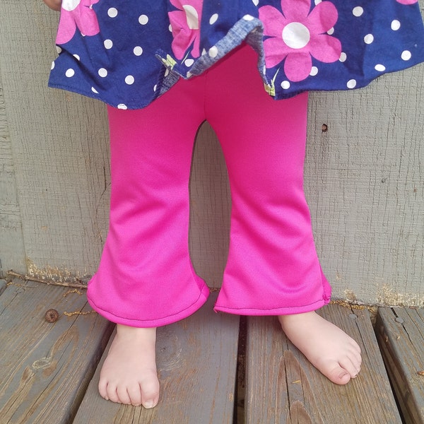 High-waisted Baby Bell Bottoms PDF Pattern and Tutorial | Flares ...