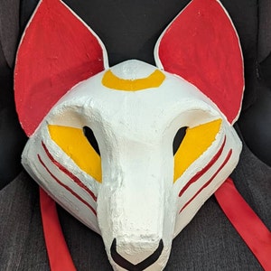 Kitsune Fox Mask Digital Pattern for EVA Foam With Video - Etsy