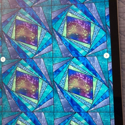 Tangled Stars Quilt Knot Chain Template Quilting Block Pattern PDF - Etsy