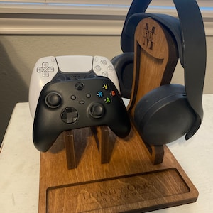 Personalized Controller Stand, Headphone Holder, Boyfriend Birthday ...