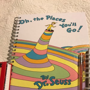 Oh, the Places You'll Go Recycled Journal – A Whimsical Graduation ...