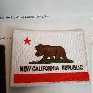 Fallout Inspired NCR Style Patch With 2.5x3.5 Hook and Loop Backing - Etsy