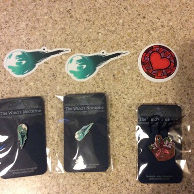 Final Fantasy 7 Meteor Enamel Pin - Etsy