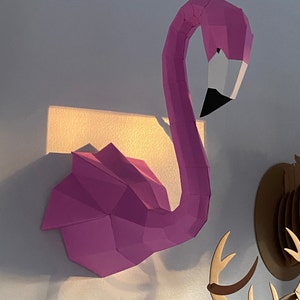 Papercraft Crane Demoiselle 3D Paper Craft Model Printable | Etsy