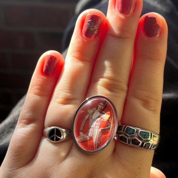 Robert Plant Led Zeppelin Ring | Handmade Image Ring | Americana ...