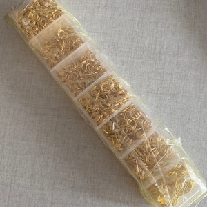 Mixed Size Jump Rings Set Gold Silver Black Bronze Jump Rings Kit Jump ...