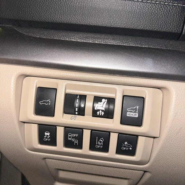 Eject Blank Button Decal for Car | Blank Button Car Sticker | Eject ...