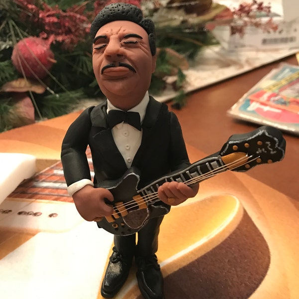 Billy Gibbons Figurine, ZZ Top,rock Star Doll, Miniature Sculpture,hand ...