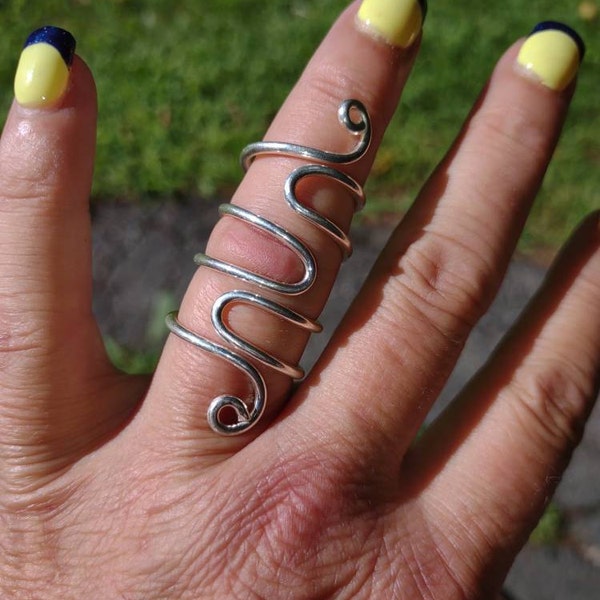 Arthritis Ring, 925 Sterling Silver Splint Ring for PIP or DIP Joints ...