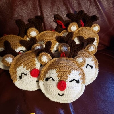 Rudolph Ornament Crochet Pattern - Etsy