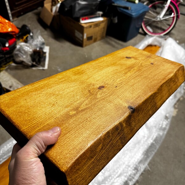 LIVE EDGE RUSTIC Shelving Board | Industrial Scaffold | Reclaimed ...