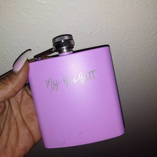 Flask for Women, Bridesmaid Gift, Custom Flask, Personalized Flask ...