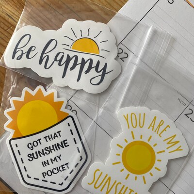 Radiate Positivity Sticker Pack Positivity Sticker Happy Stickers ...