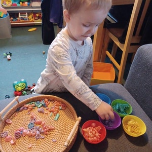 Under the Sea Sensory Kit Ocean Play Pasta Coral Reef Neon Coral Reef ...