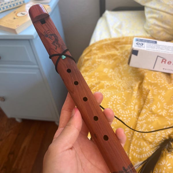 Handcrafted Native American Wind Flute. Recorder End Blown - Etsy