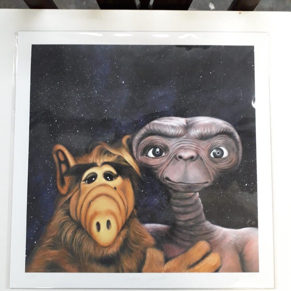 E.T ALF Collection, E.T Collection, Alf Series, Retro Art, Geek Gift ...
