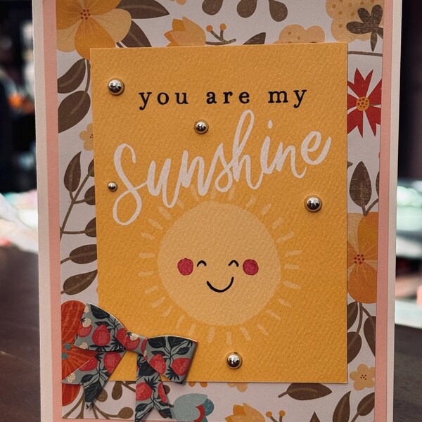 Thank You Card Making Kit for Adults With Pink Hydrangea Scrapbook ...