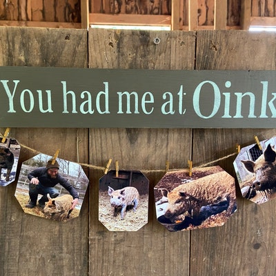 Etsy Gifts for Pig Lovers, Oink, Pig Decor, Pig Signs - Etsy