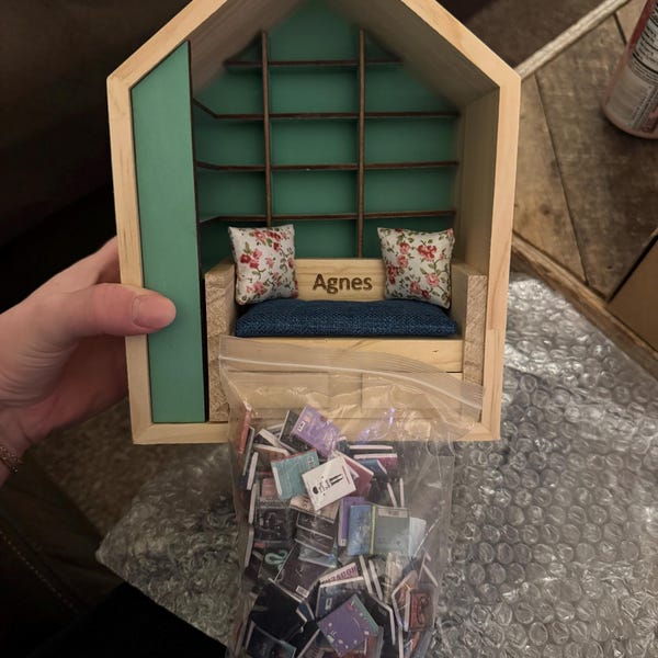 Anxiety Bookshelf Selected, Mini Anxiety Bookshelf Ornament, Stress ...