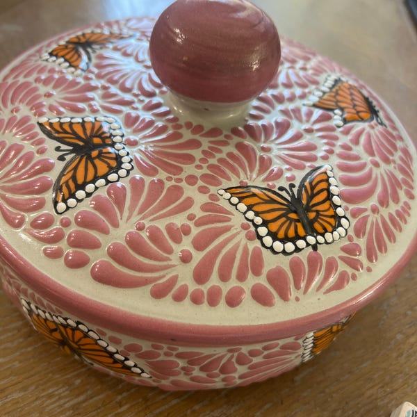 Original Mexican Talavera White Coffee Mug 8oz Spoon and Plate Set ...