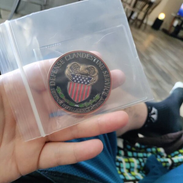 USAF TACP Tactical Air Control Party Black Beret Skull Challenge Coin ...