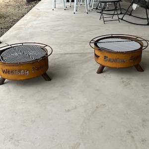 Custom Logo Fire Pit - Etsy