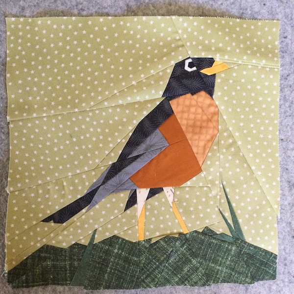 Robin Paper Piecing Pattern - Etsy Canada