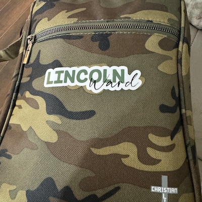 Waterproof Name Decal Personalized Vinyl Sticker FULL NAME STICKER ...