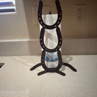 Boot Rack, 6 Pairs of Boots, Horseshoe Decor, Horseshoe Art, Boot ...