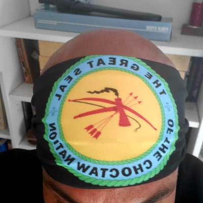 Flag of the Cherokee Nation Headband, Bandana,head Bands,neck Scarf ...