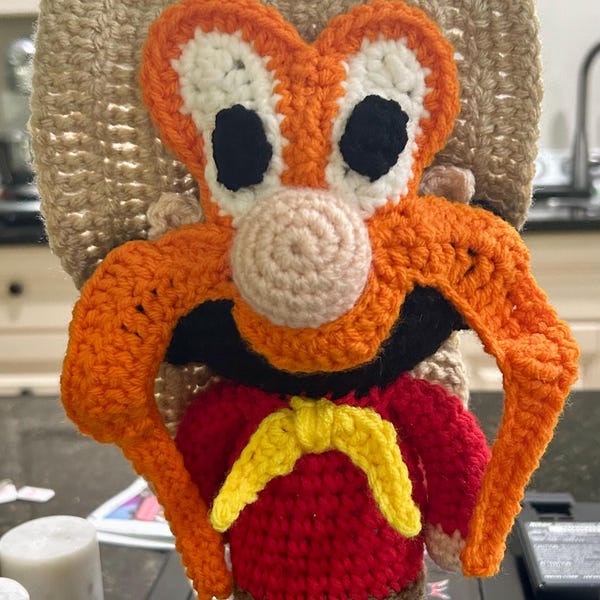 Yosemite Sam Crochet Pattern, Yosemite Sam Pattern Crochet, Looney ...