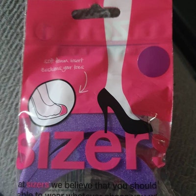 Sizers Shoe Sizing Inserts Resizes ALL Footwear shoe Fillers Round-toe ...